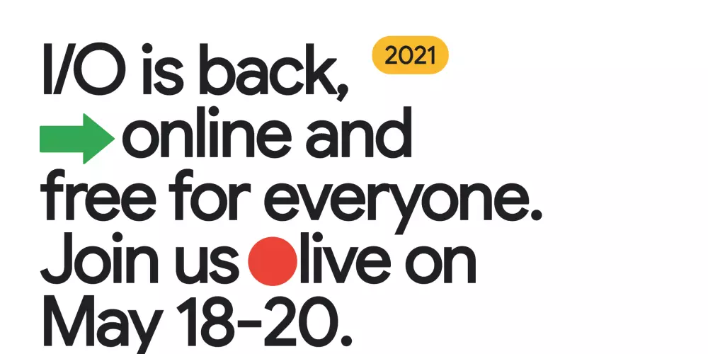 Google I/O 2021 tillkännages