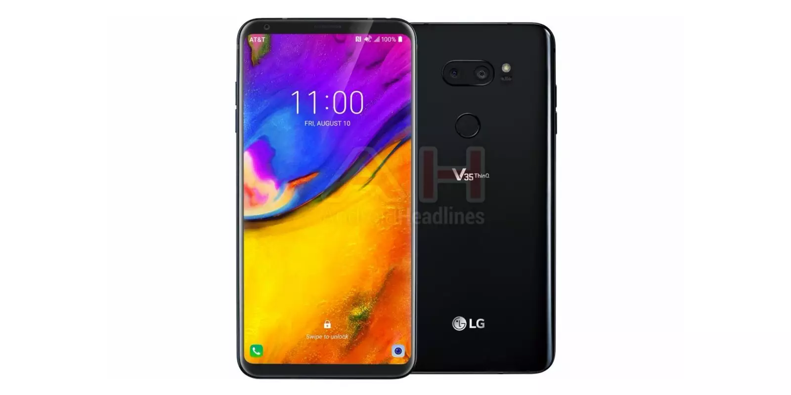 O le LG V35 ThinQ o loʻo faʻaalia i fafo i se ata ola, lipotia muamua ia Iuni faʻatasi ma LG X2 ma X5 56228_1