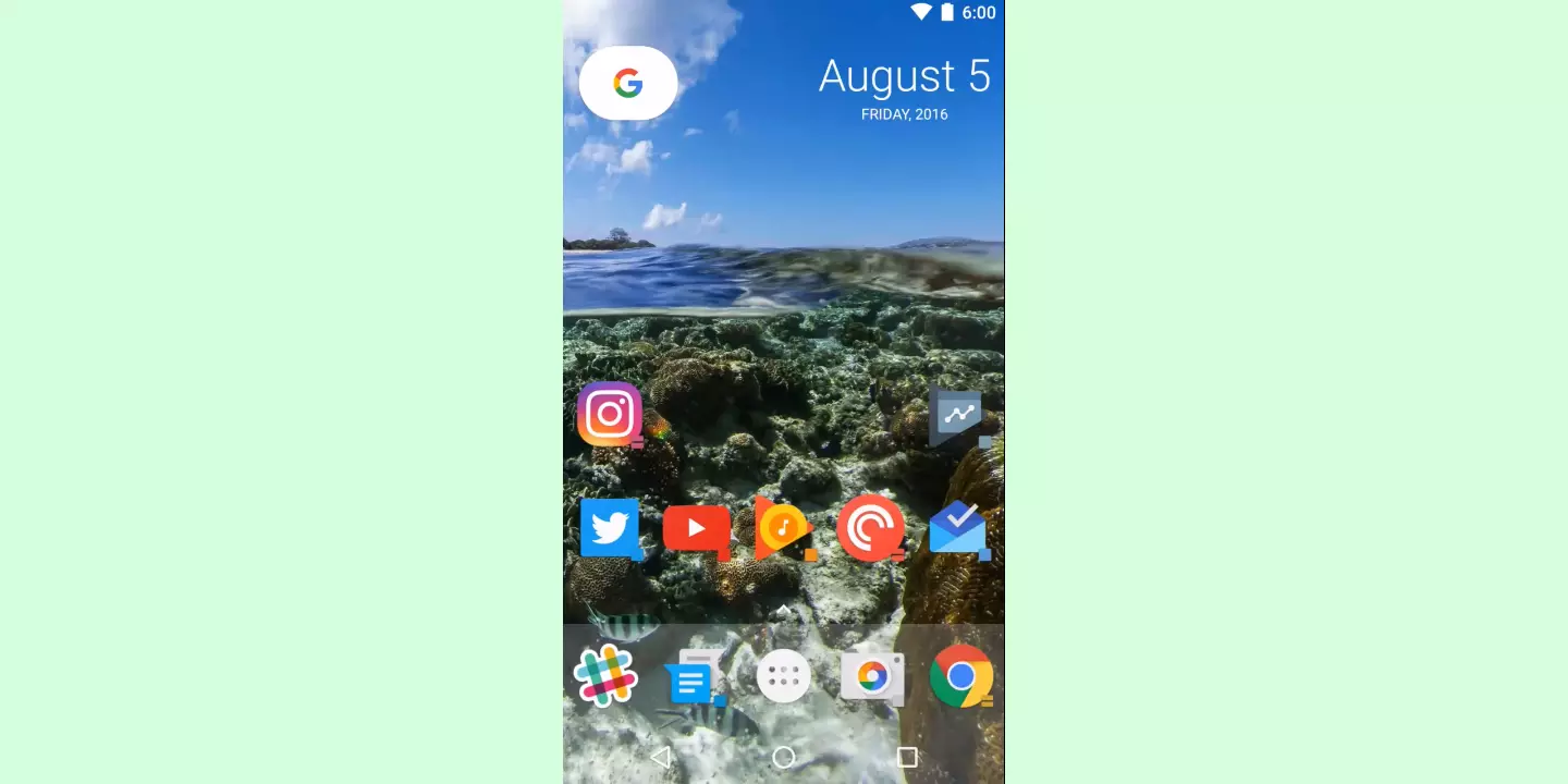 Action Launcher 3 သည် နောက်ဆုံးအပ်ဒိတ်တွင် Nexus launcher ၏အသွင်အပြင်ကို ကောက်ယူသည်။ 56318_1