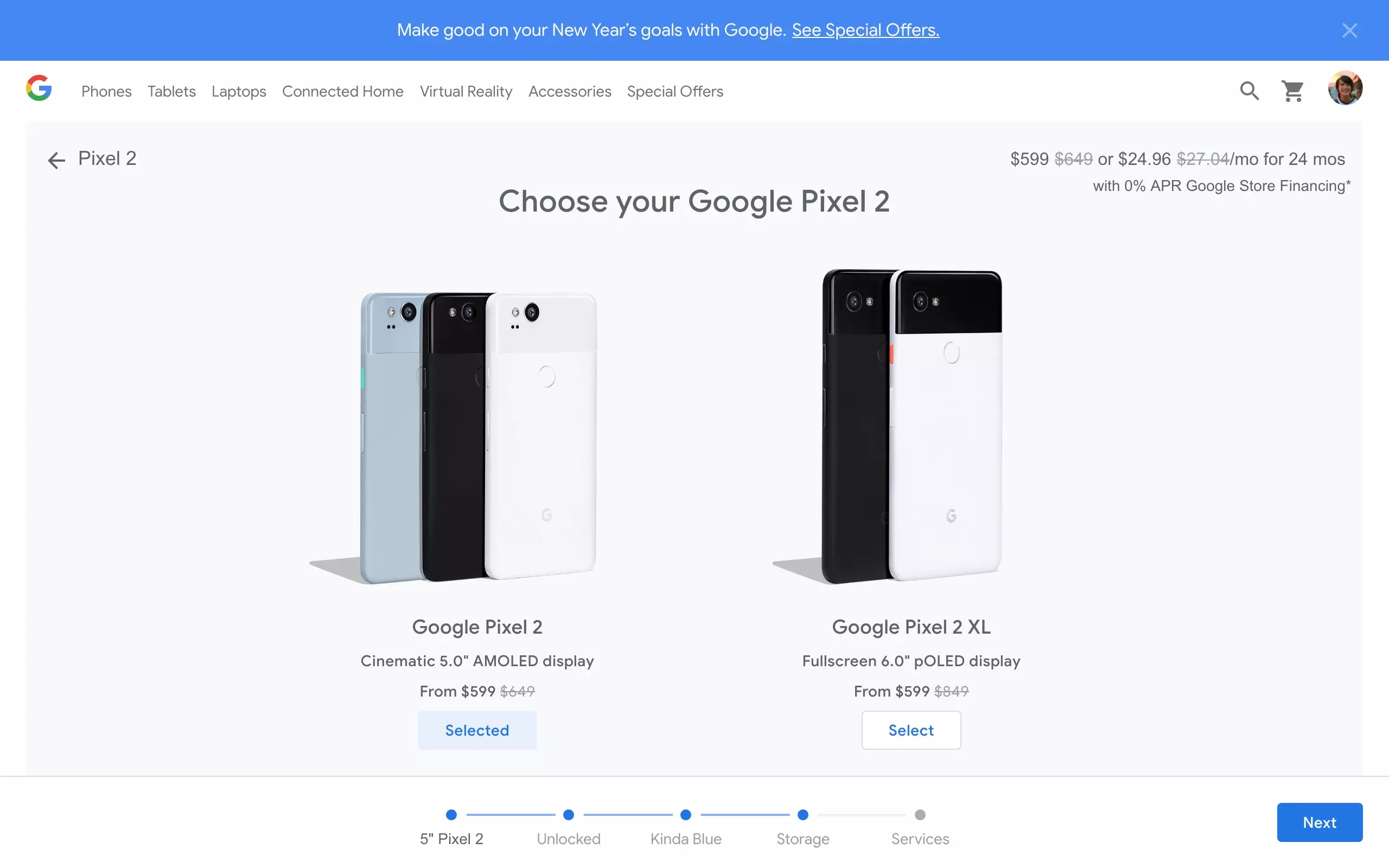 Diskaun Google Store Pixel 2