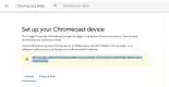 Chrome 72 សម្លាប់ការដំឡើង Chromecast