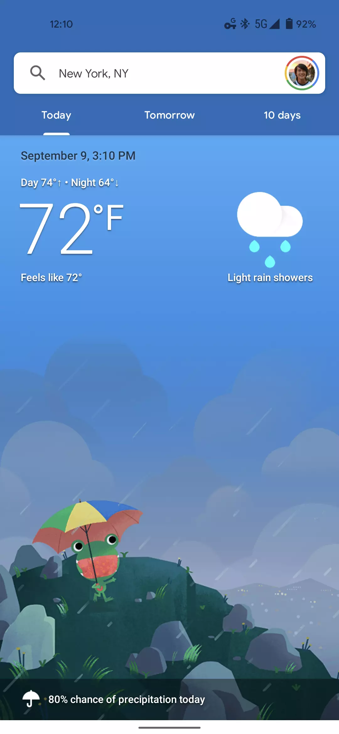 Редизајнот на Google Weather нашироко се применува на Android 61119_2