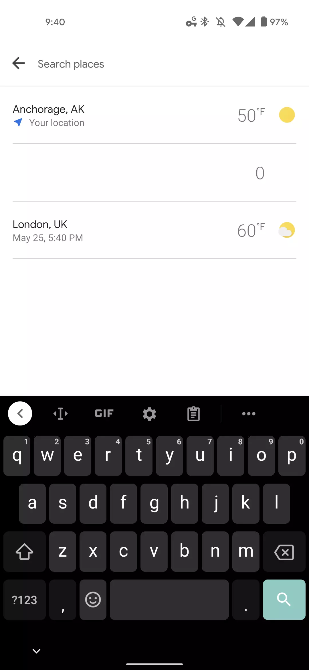 Google Weather Redesign