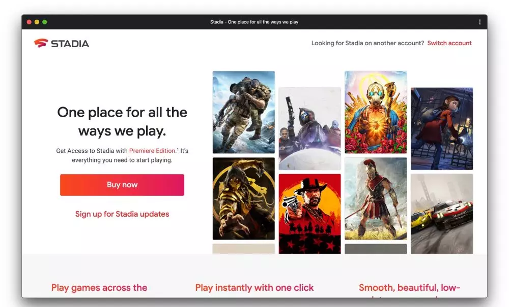 Stadia.com é lançado como landing page antes do lançamento 62875_2