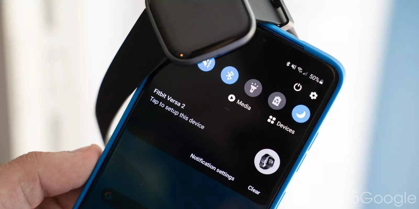 Fitbit Android setup notification