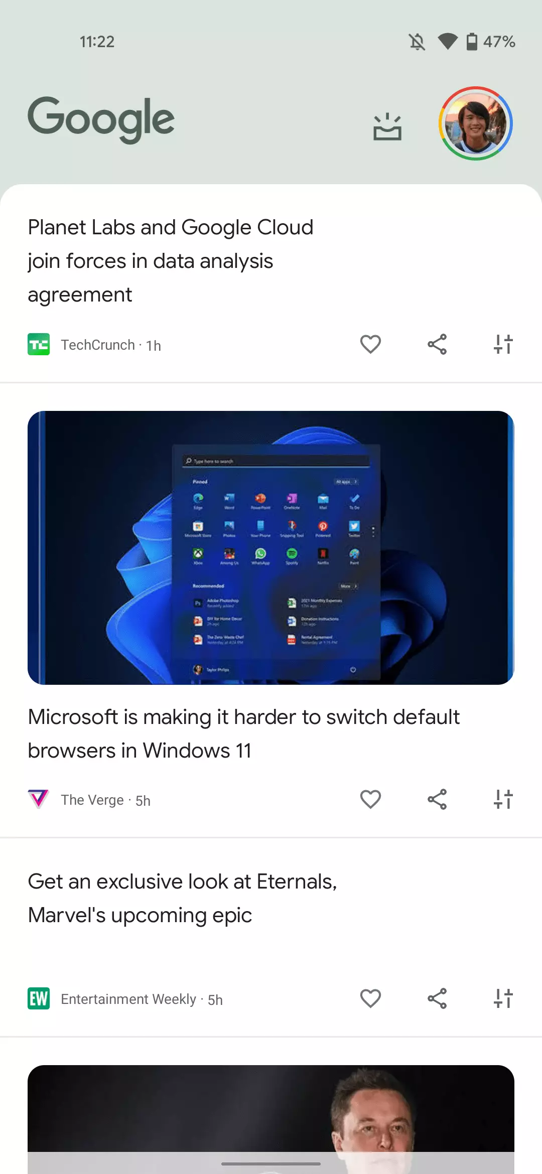 Pixel Launcher Discover Material You