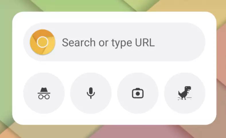 Chrome za Android za dobivanje novog widgeta s prečacem Dino Run 67151_4