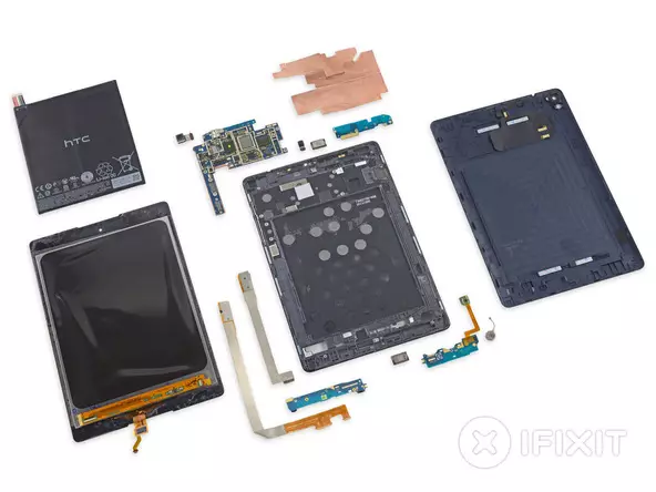 Nesusi 9 teardown pese akọkọ wo inu awọn Eshitisii-ṣe tabulẹti 6875_1