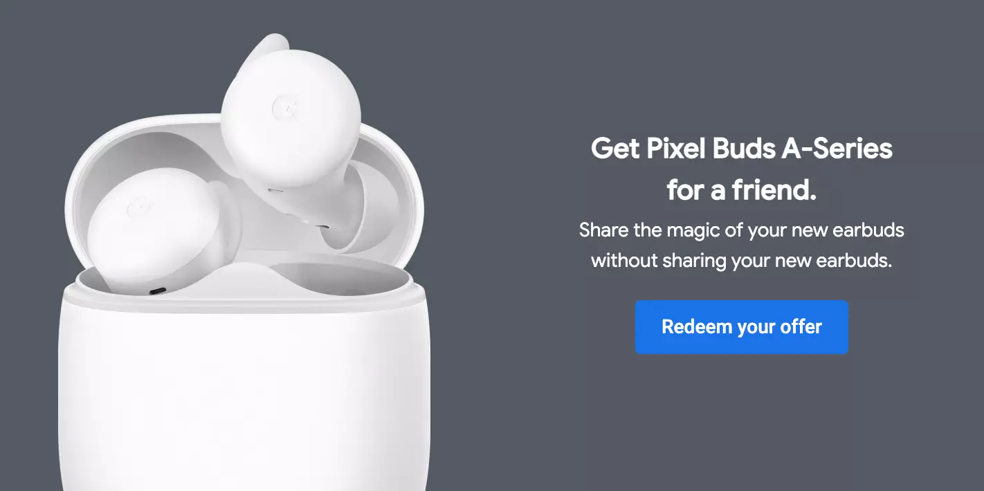 Os propietarios de Pixel Buds A-Series reciben un crédito de 10 $ en Google Store 688_4