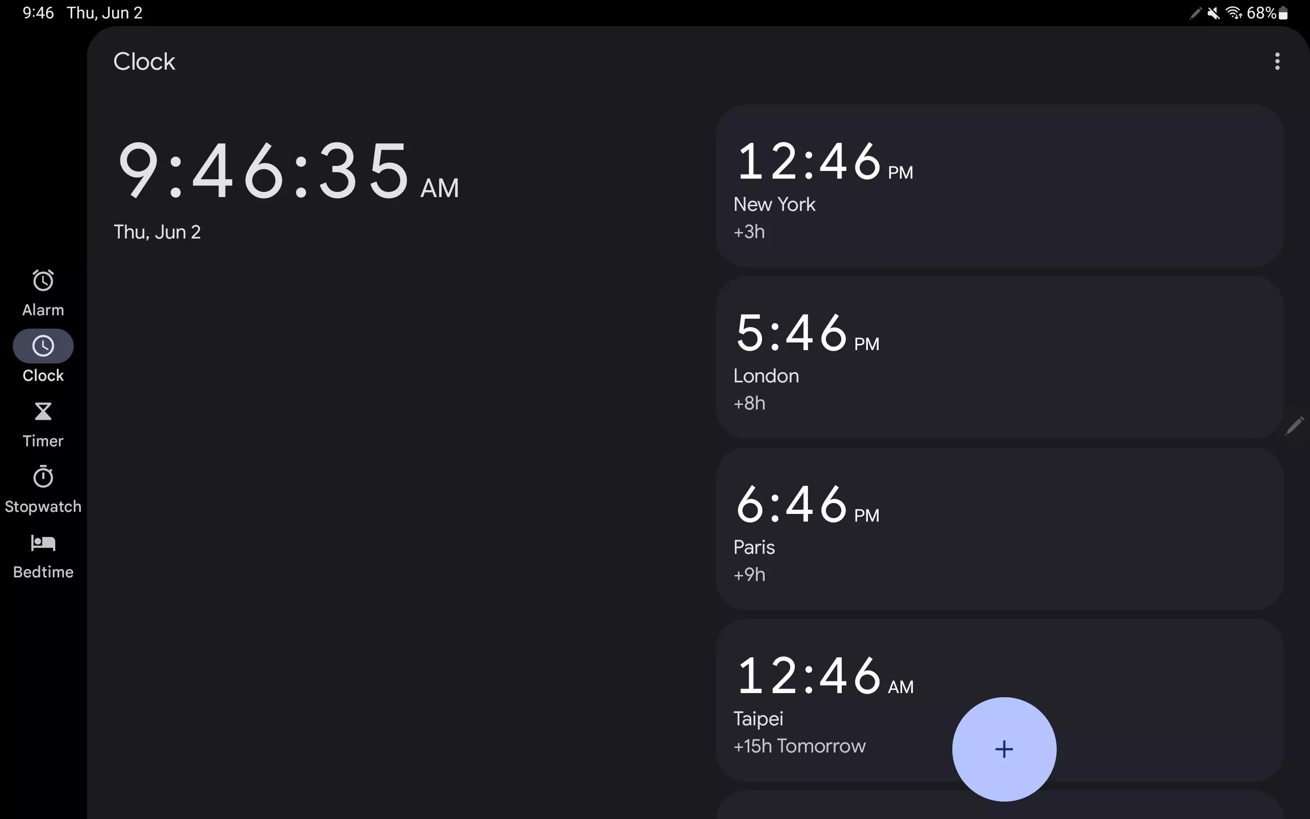 Google Clock 7.2 membawakan reka bentuk semula tablet dengan rel navigasi 69_5