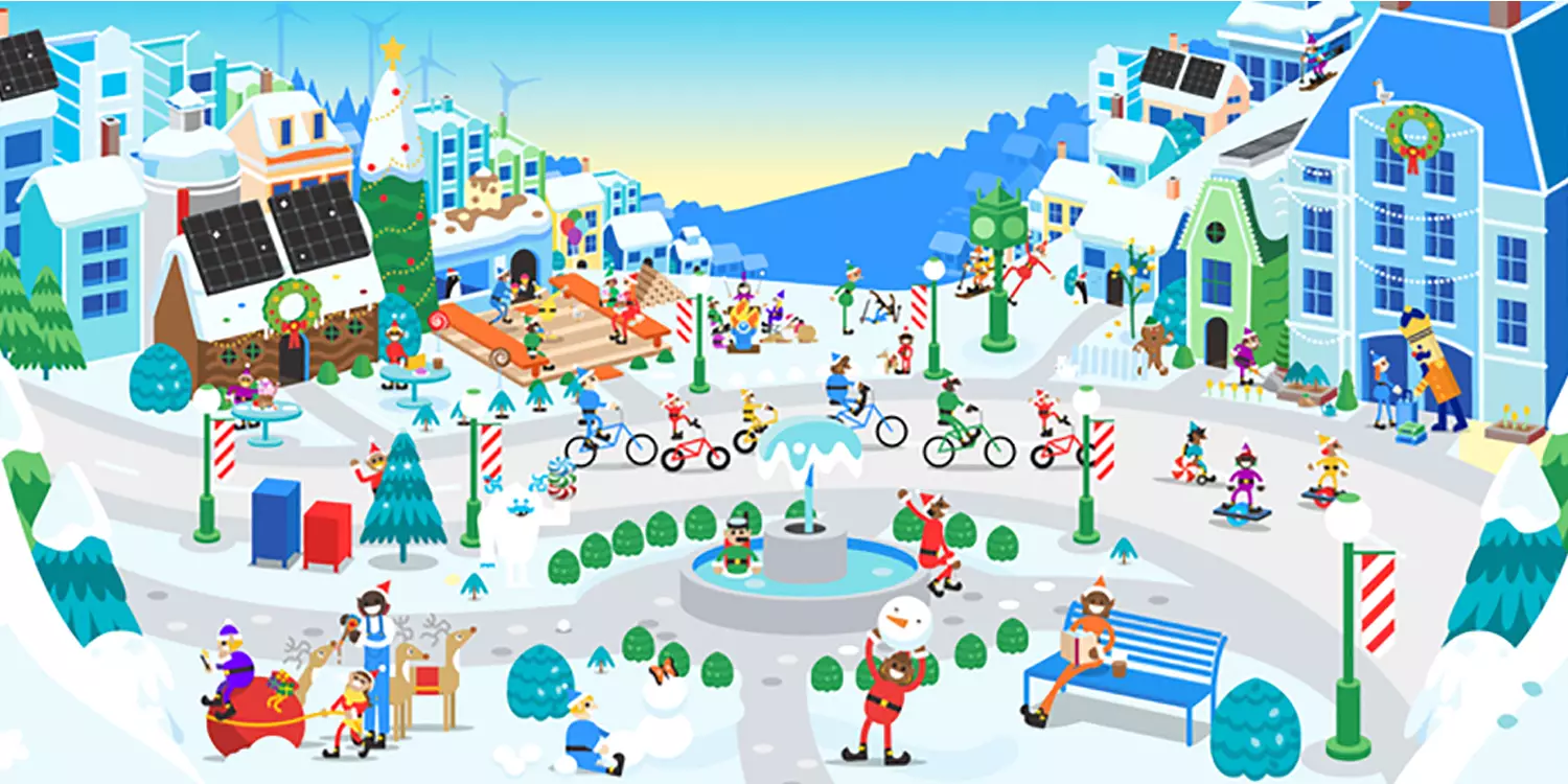 assistente do google papai noel