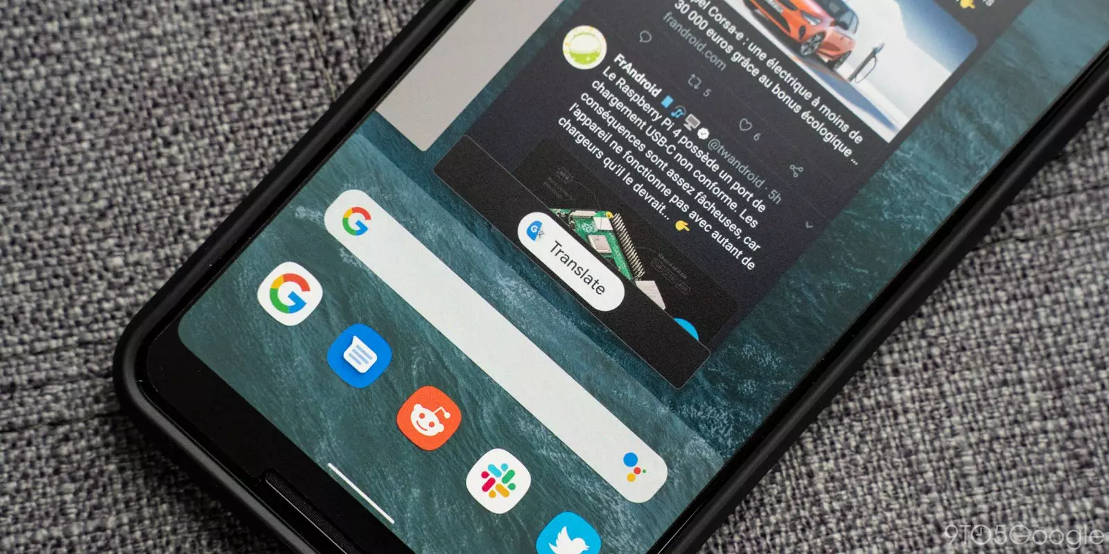 Pamja e aplikacioneve të fundit të Android Q të Google Translate