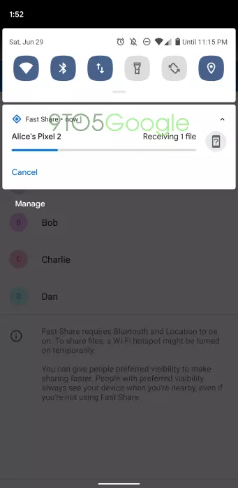 Google na-arụ ọrụ na 'Fast Share' iji dochie Android Beam 7133_9