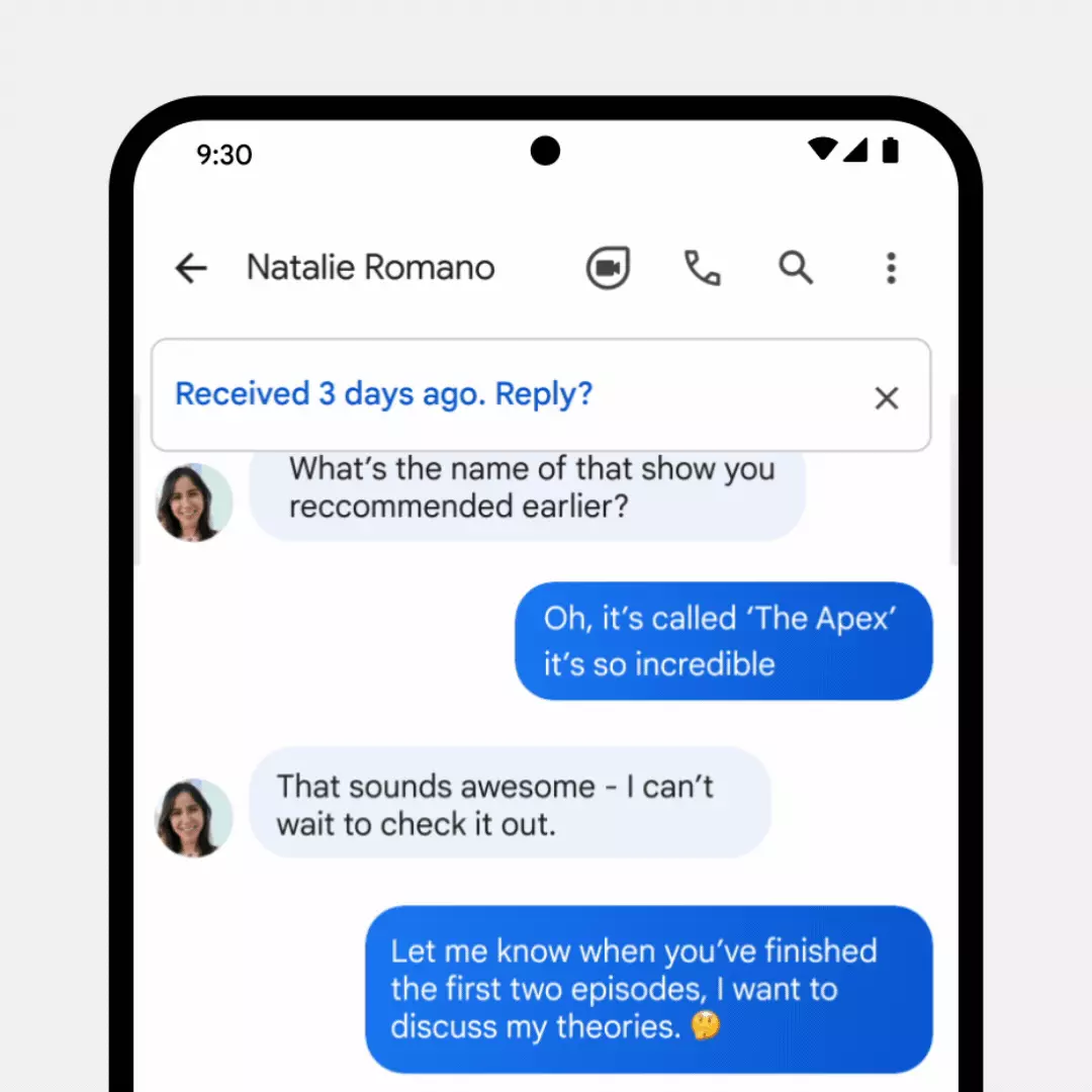 Nove funkcije Google Messages: reakcije iMessage, več 7297_8