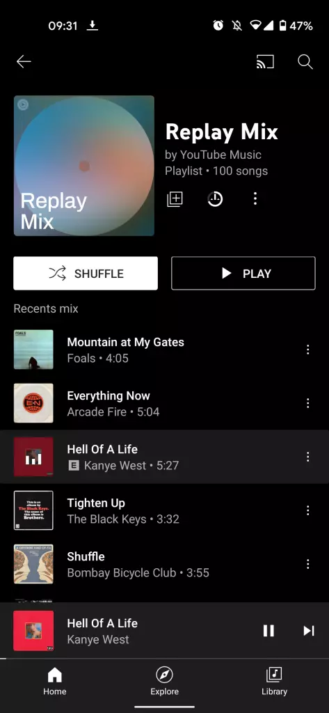 youtube mizik replay melanj