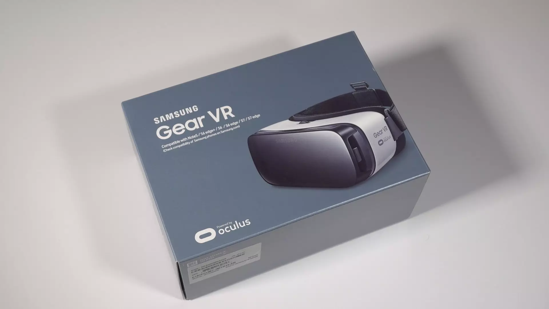 Blwch Samsung Gear VR