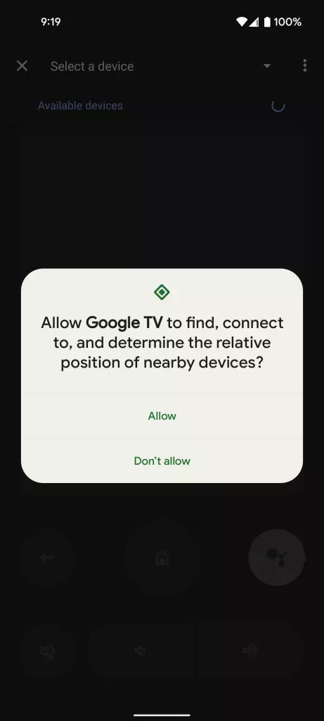 El control remoto en la aplicación de Google TV llega a Android, no funciona 74388_3