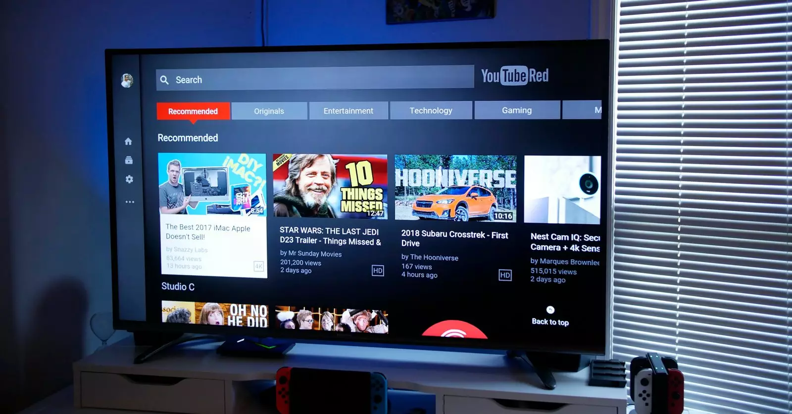 Android TV: Ki jan yo woule tounen epi retire aktyalizasyon YouTube 2.0 76808_1