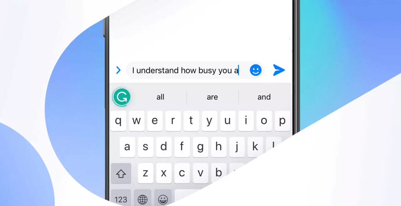 Grammarly nambihan sinonim picker kana keyboard mobile na 77585_2