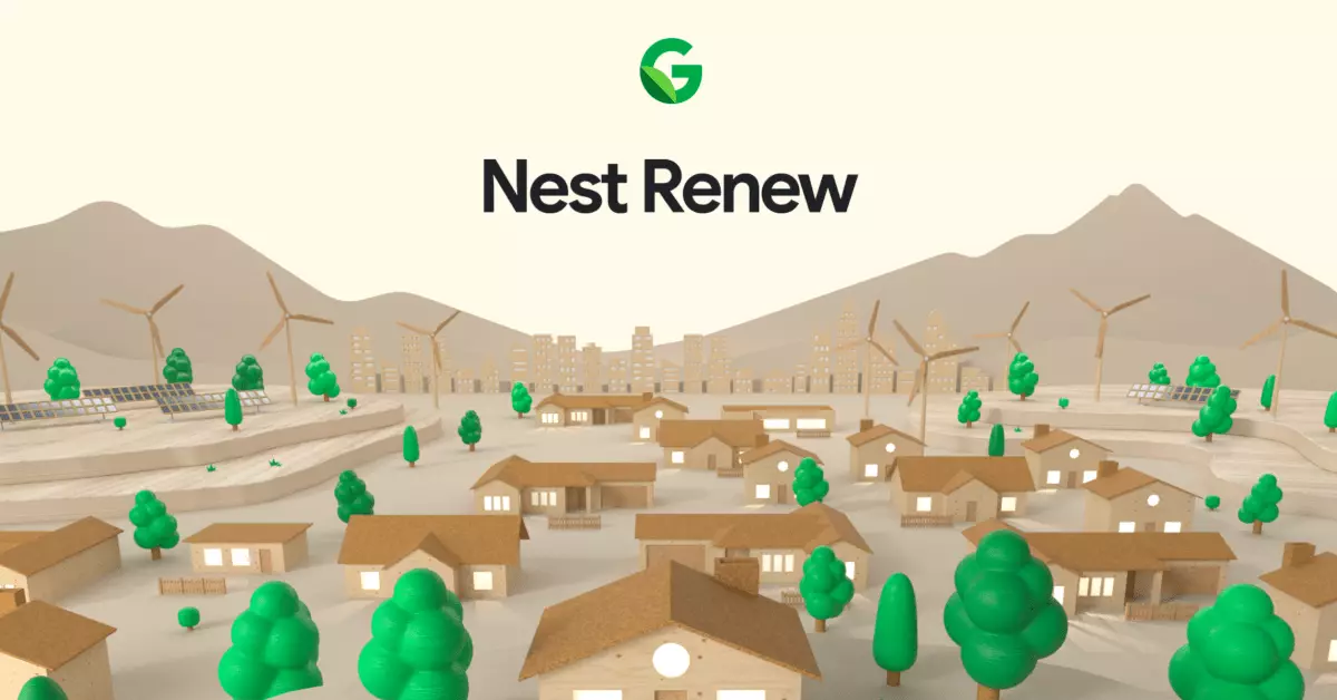 Nest Renew позволяет вашему термостату отдавать приоритет экологически чистой энергии