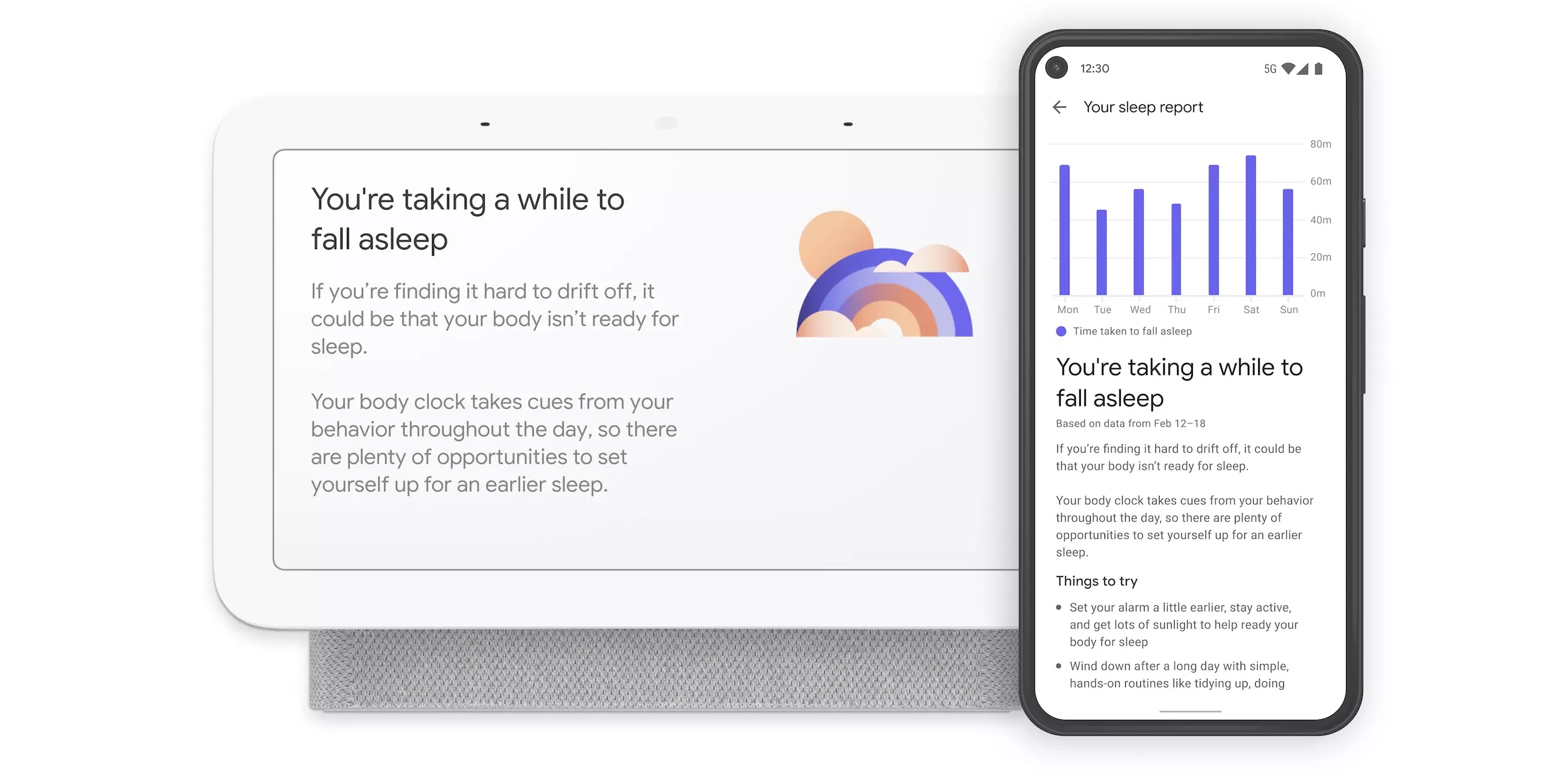 Google bi Soli 'Sleep Sensing' re Nest Hub-a nû ragihand 806_7