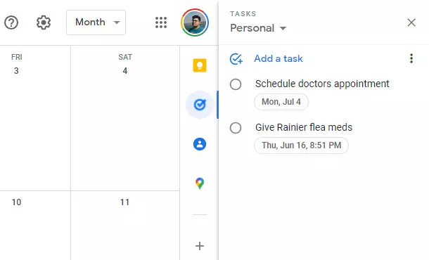 Google Tasks Google Օրացույց