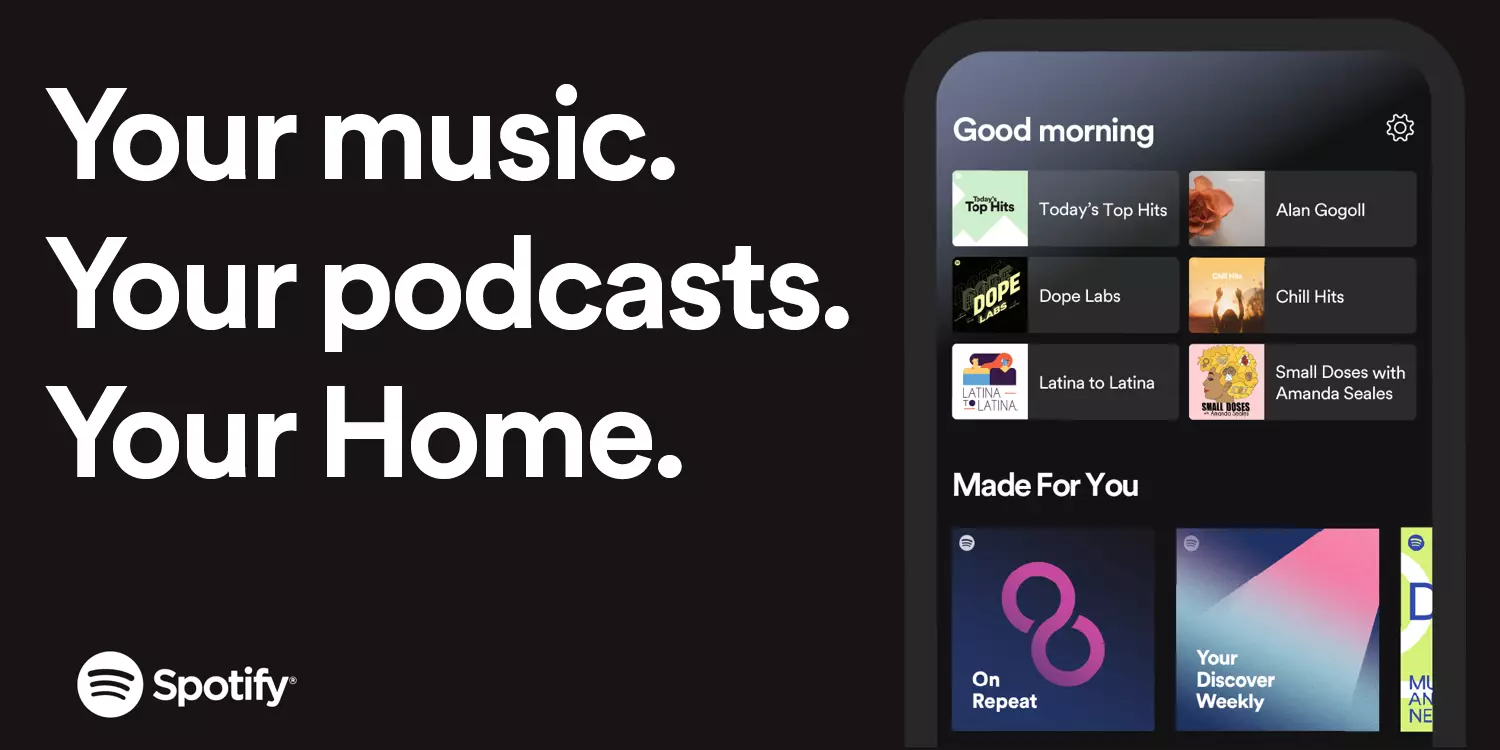 spotify home redesign android ios