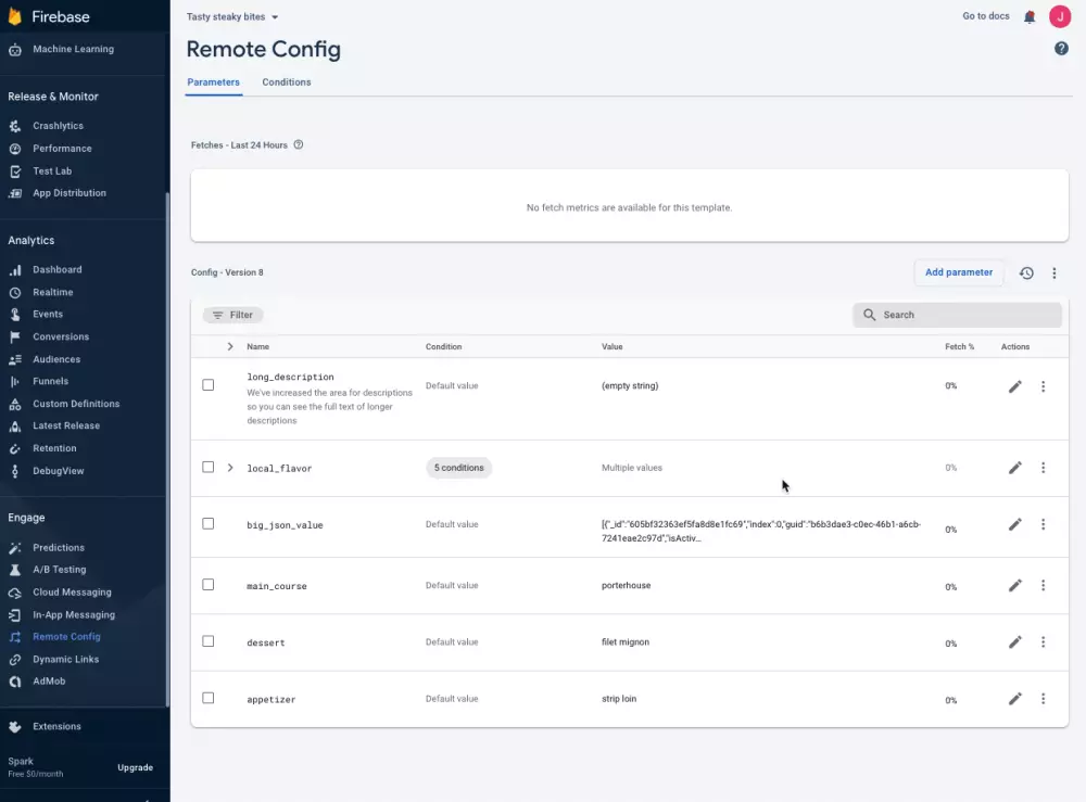 Firebase ewlehiya App Check-ê bi dest dixe, Remote Config ji nû ve dike 8293_4