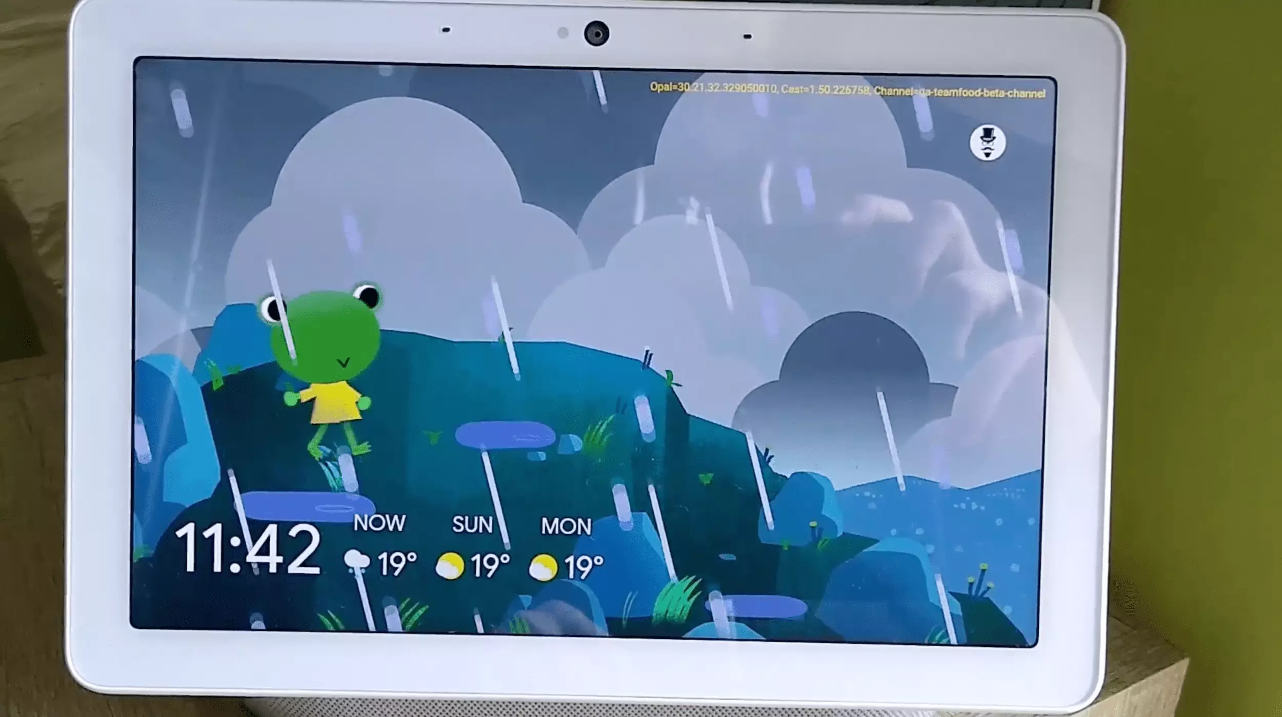 Google, Nest Hub 및 Hub Max에 'Weather Frog' 시계 출시 8391_5