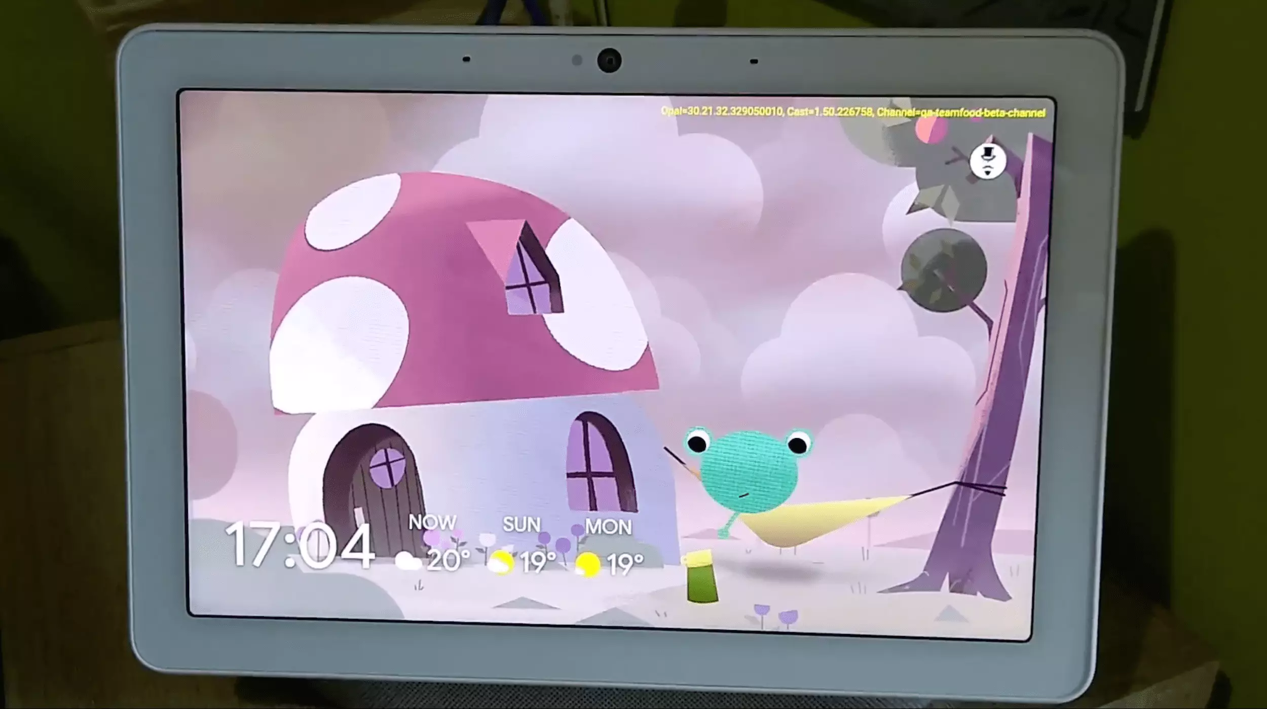 Google, Nest Hub 및 Hub Max에 'Weather Frog' 시계 출시 8391_9