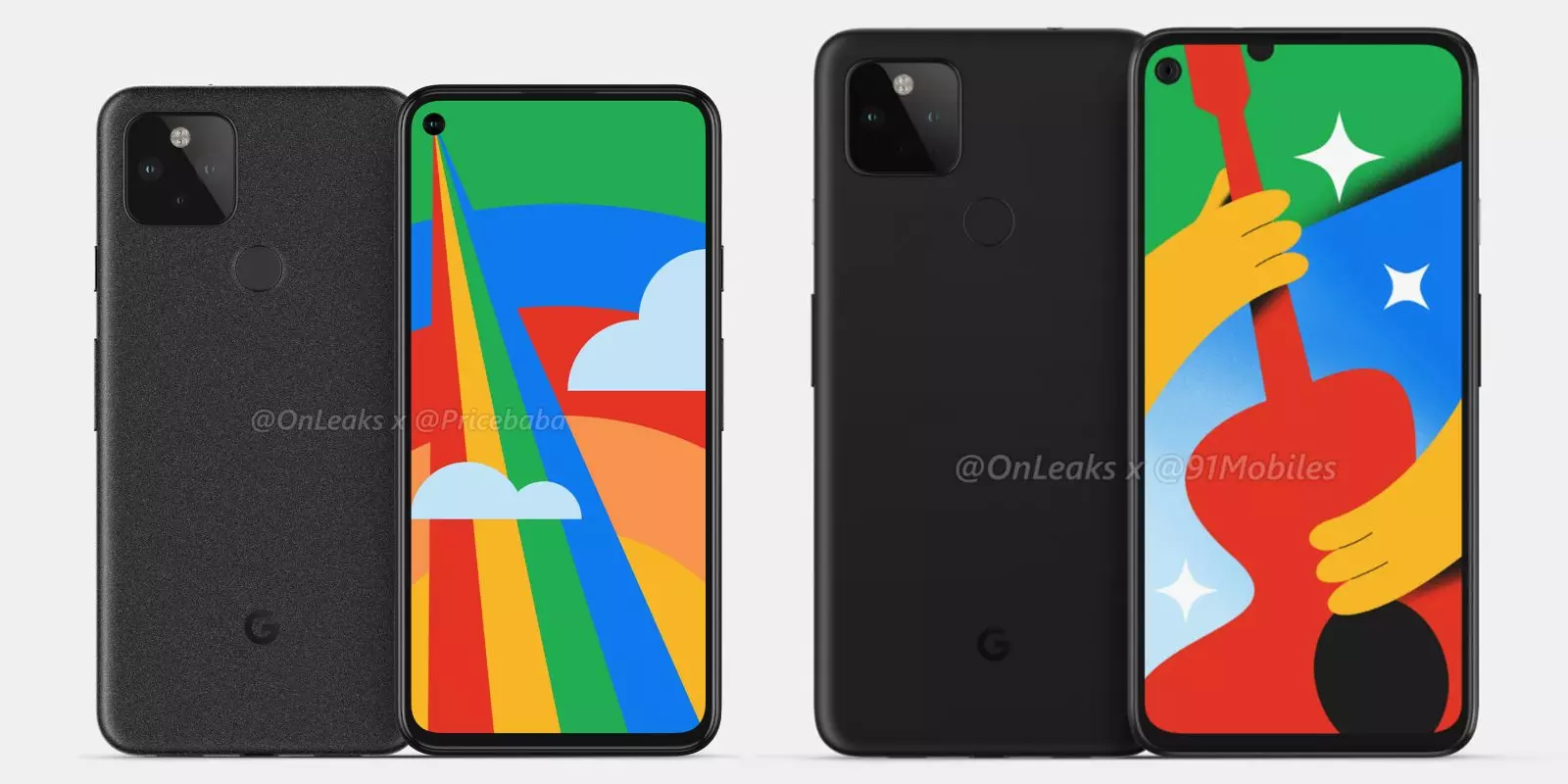 Pixel 5 eta Pixel 4a 5G zurrumurruak