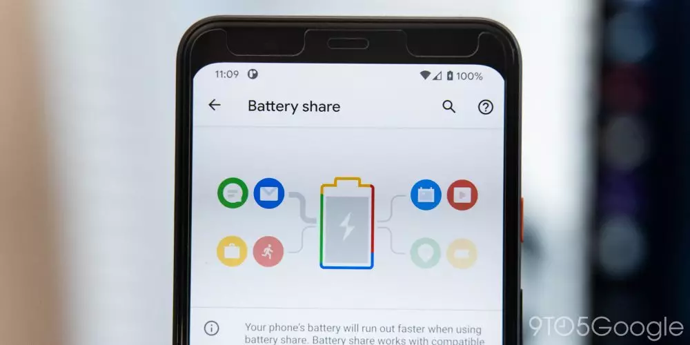 Android 11 Pixel 5 redfin Batterij delen