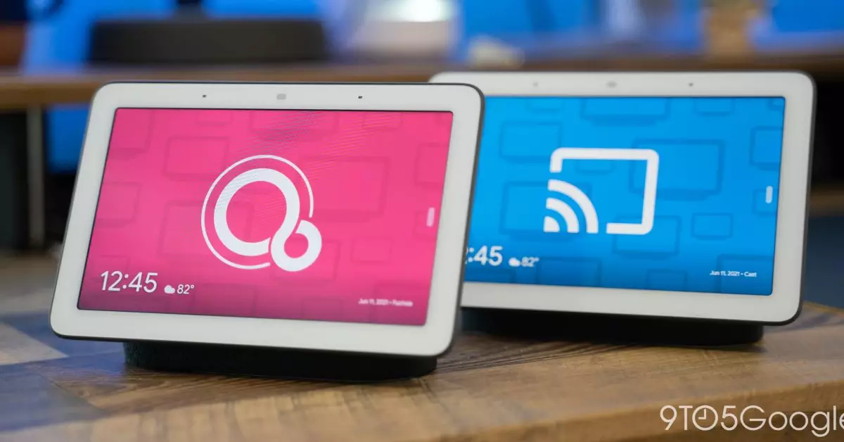 Hona hemen Fuchsia Google Nest Hub-en exekutatzen [Bideoa]