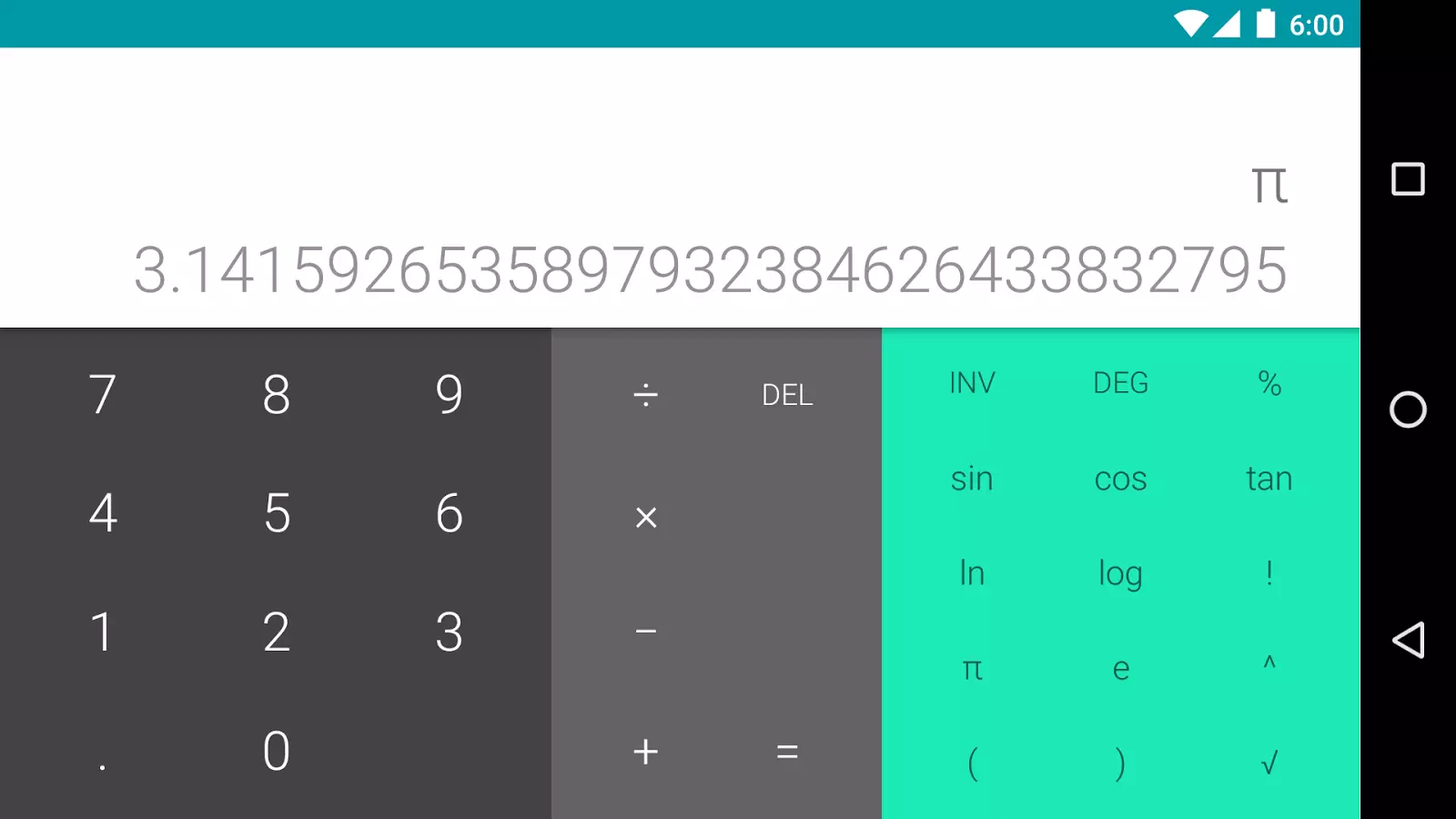 Google publisearret stock Calculator-app yn 'e Play Store w / nije Android Wear-app 9079_1