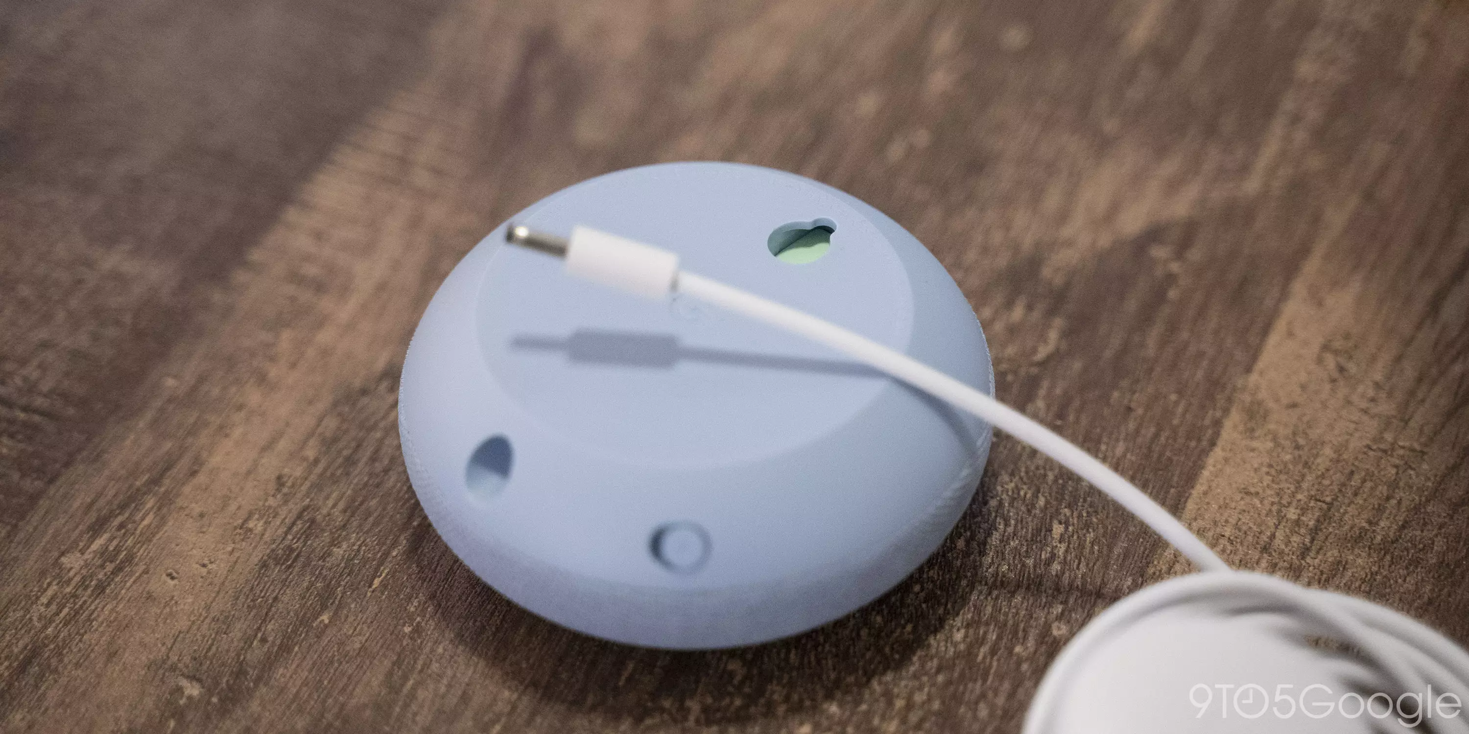 google nest mini-assistent slimluidspreker muurmontering kragprop