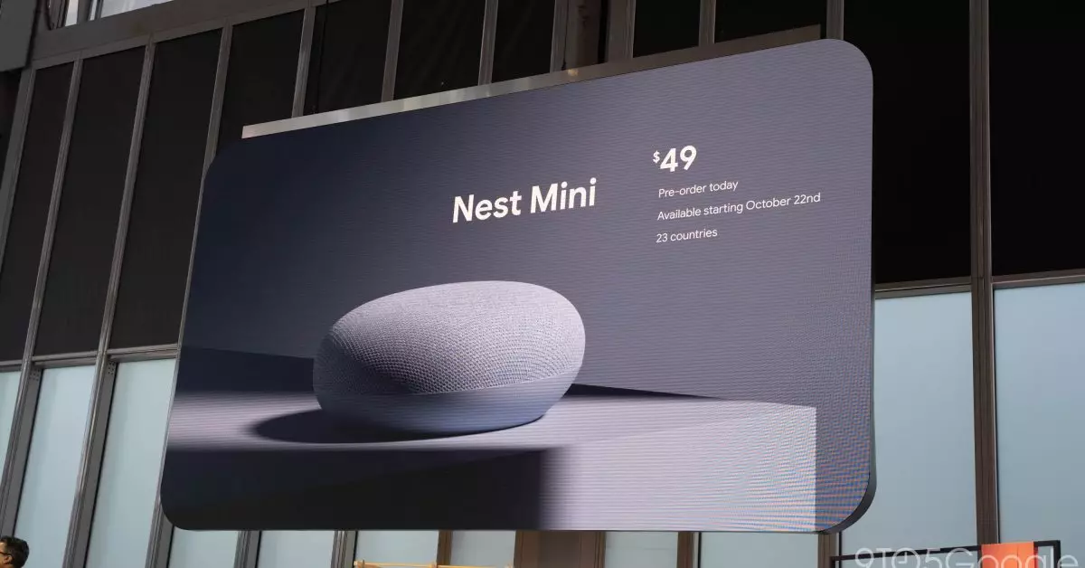 Google-ը հայտարարում է Nest Mini-ի բարելավված ձայնով, պատին ամրացմամբ