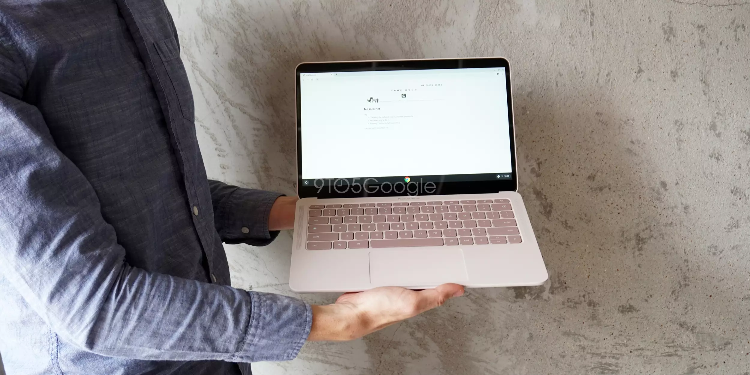 exibição do pixelbook