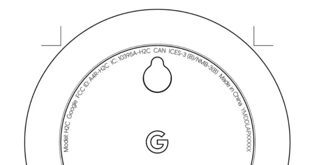 Cantuman FCC Google Nest Mini menunjukkan desain yang familier